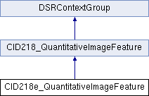 DCMTK: CID218e_QuantitativeImageFeature Class Reference